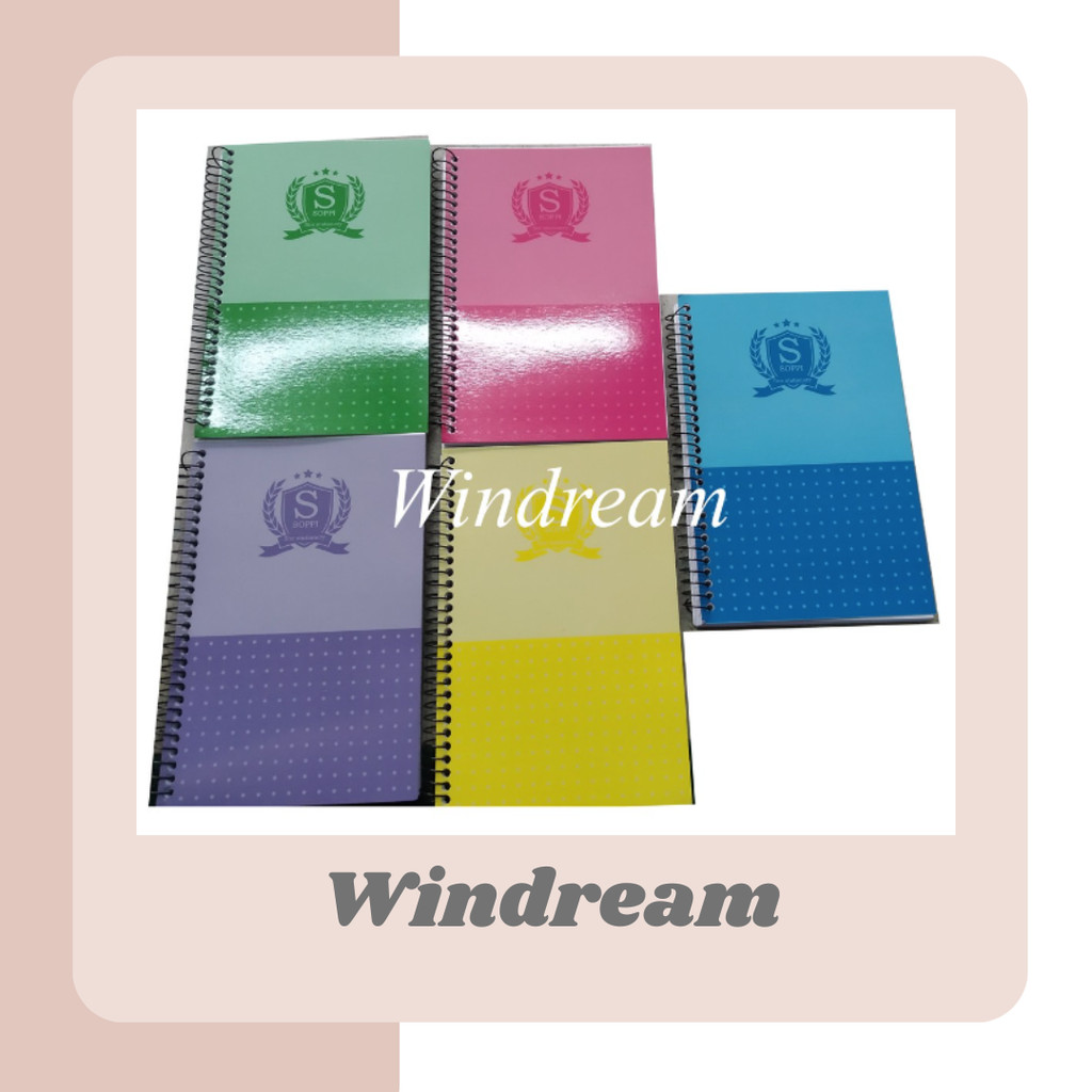 SOPPI Fine Stationery Notebook thick paper 4x6inches 15.24cmX10.2cm ...