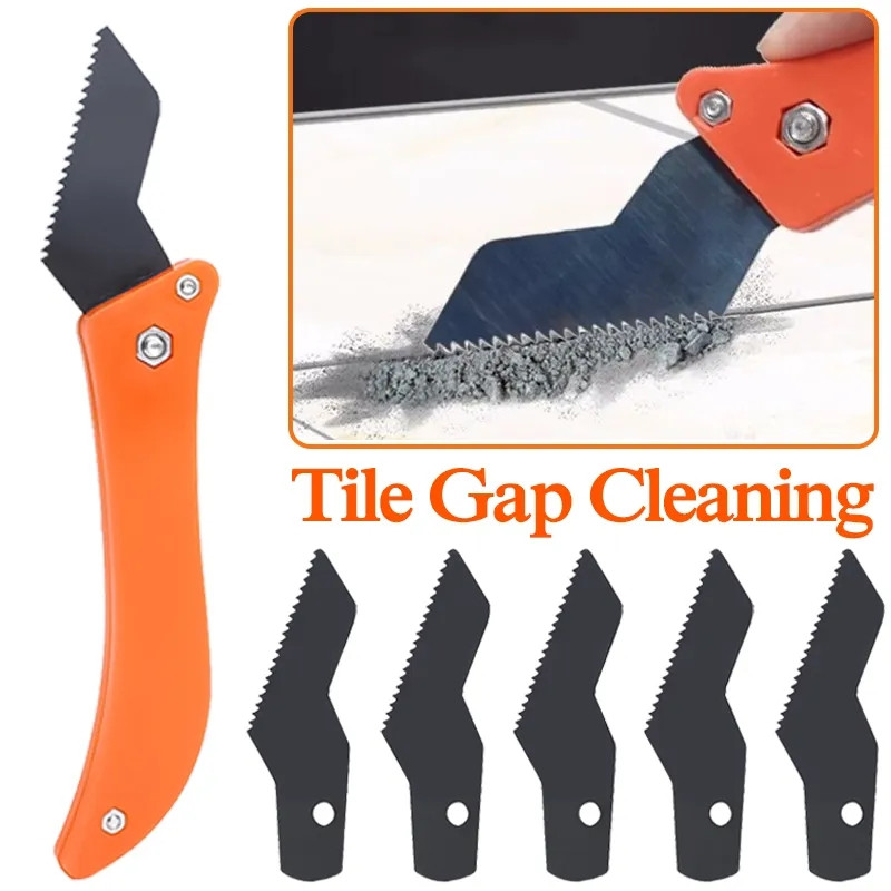 Tile Gap Cleaning Tools with Blades Wall Floor Tile Gap Grout Remover ...