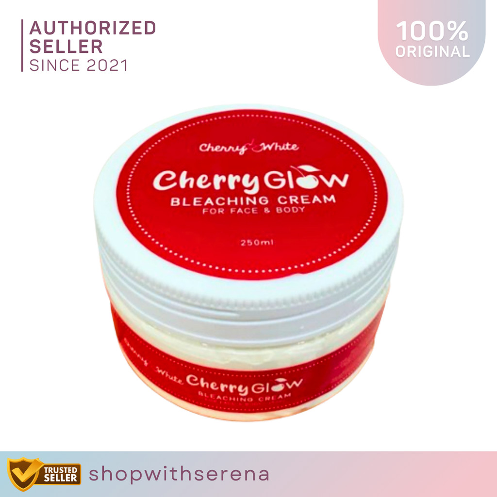 Cherry White Cherry Glow Bleaching Cream for Face and Body 250ml ...