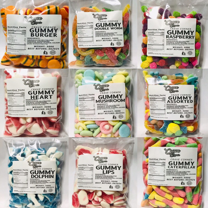COD JJ GUMMY CANDY 500g | Shopee Philippines