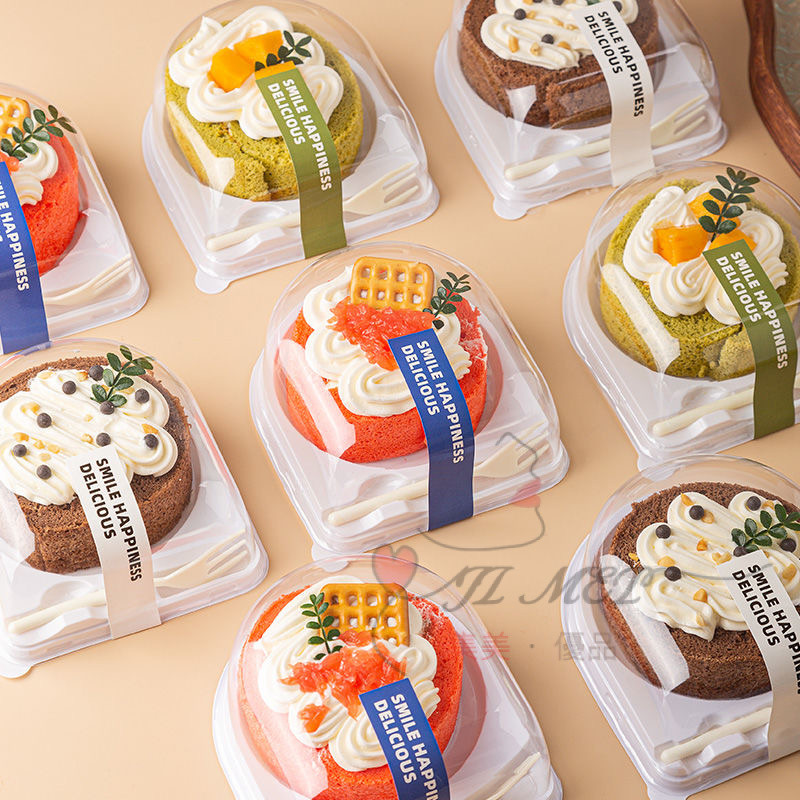 Cake Roll Packing Box Swiss Roll Box Cake box Transparent Baking Box ...