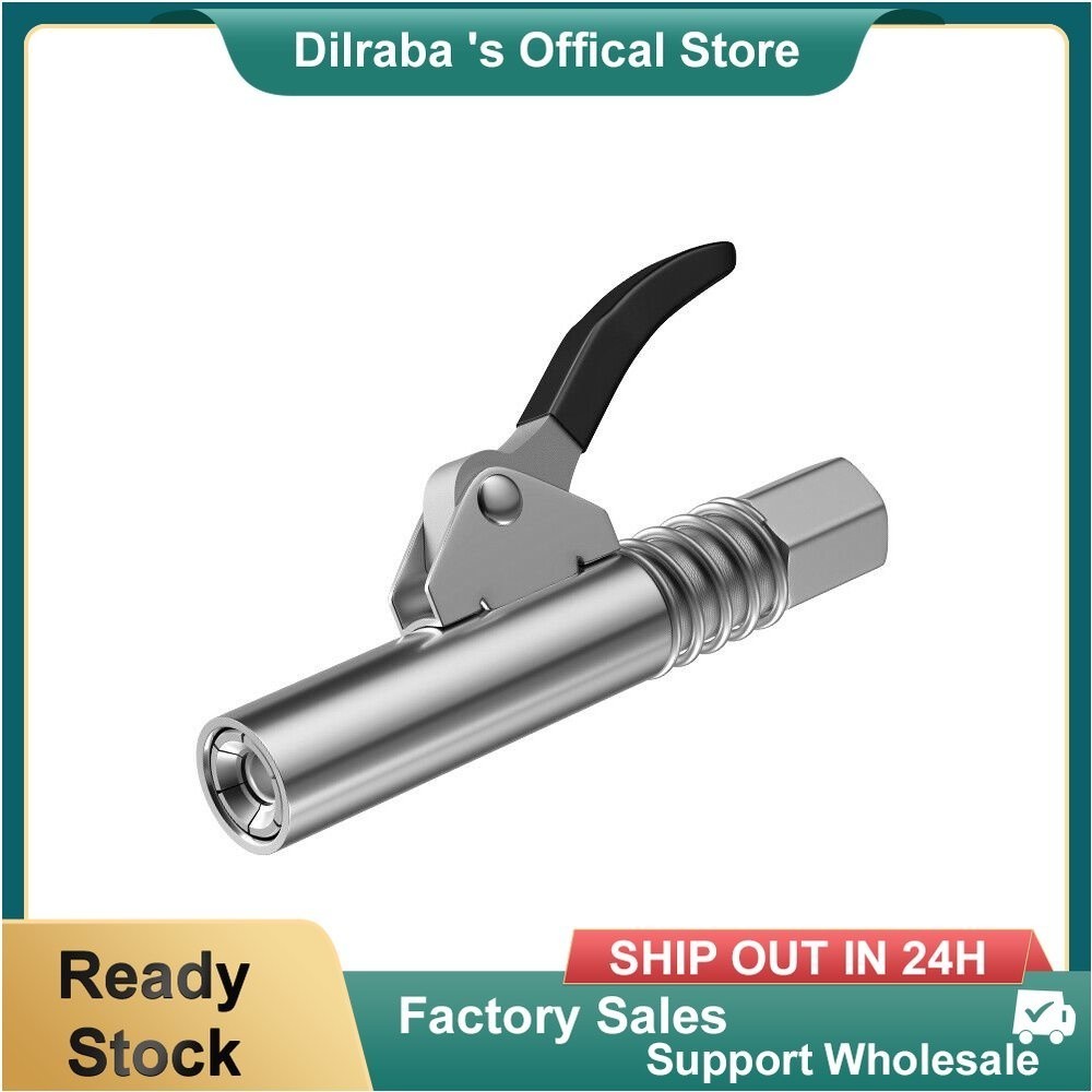 Grease Gun Coupler Mini Manual Grease Pump Head 10000PSI Syringe ...