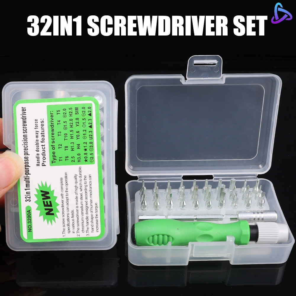 Portable Magnetic High Precision Repair Screwdriver Kit- 32 In 1 ...