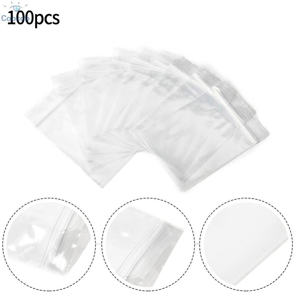 Plastic Bag Zipper Lock 3 Sizes Baggy Clear Grip Mini Plastic ...
