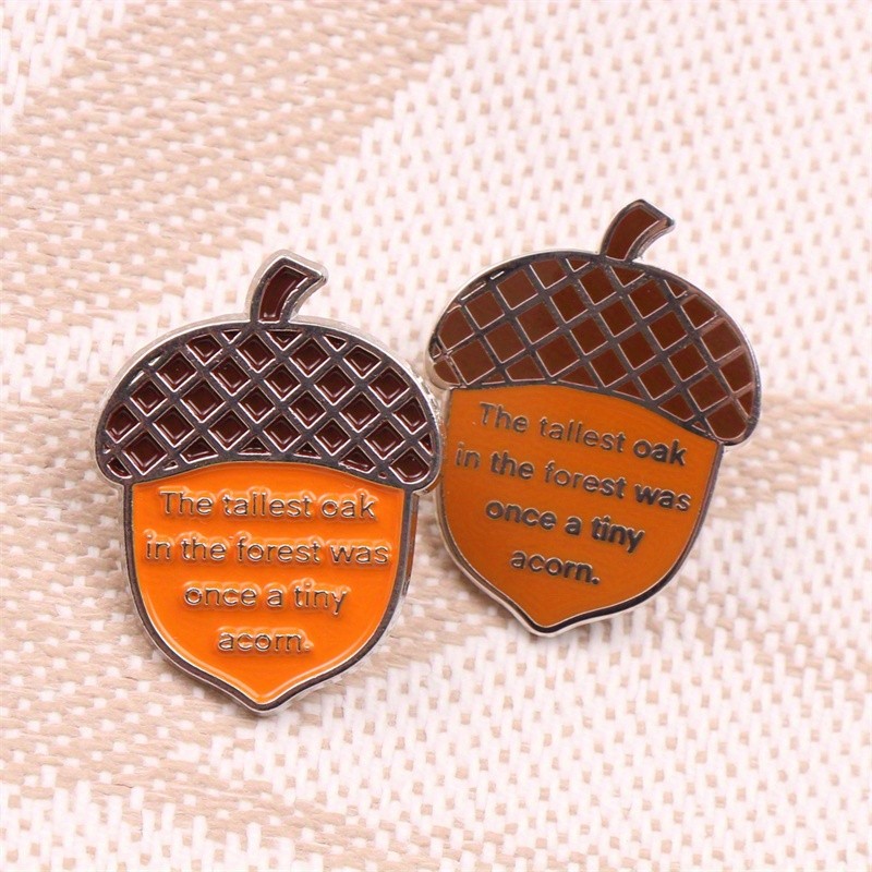 1Pc/2pcs Celebrity Quotes Accessory Badge, "The Tallest Oak Tree in the ...