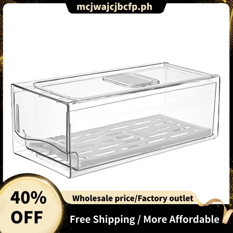 Perfect Refrigerator Organizer Bins with Pull Out Drawers Fridge ...