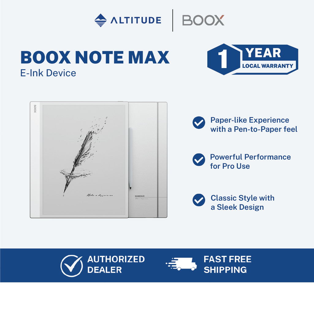 BOOX Note Max E-ink Device Tablet | Shopee Philippines