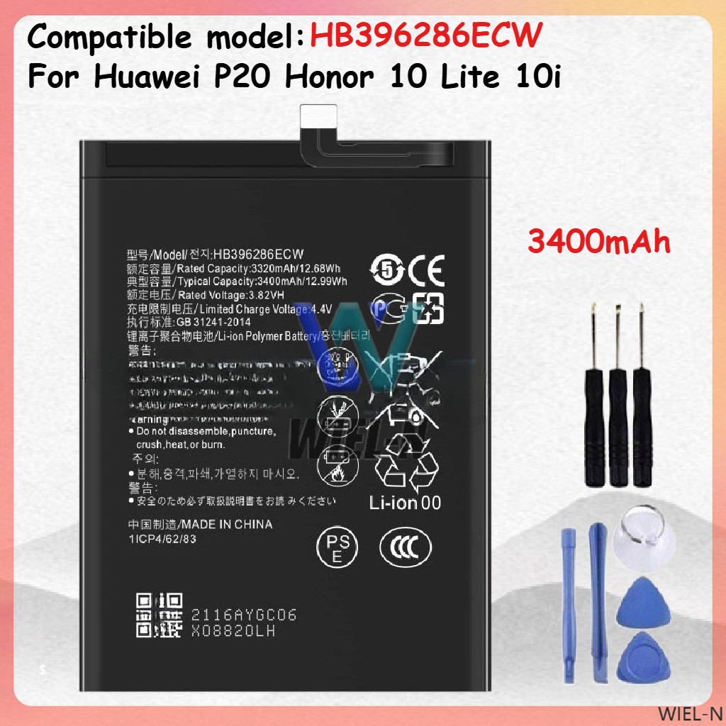 HB396286ECW for Huawei P20 Honor 10 Lite 10i/P Smart 2019 P Smart 2020 ...