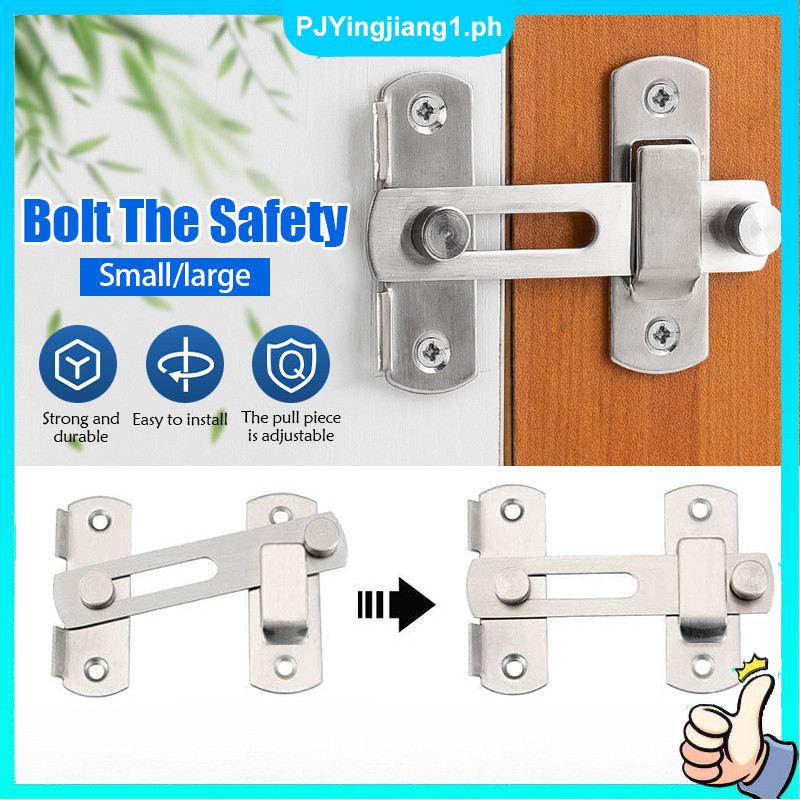 1/3/5pcs Door Hasp Latch Lock Stainless Steel Safety Packlock Clasp ...