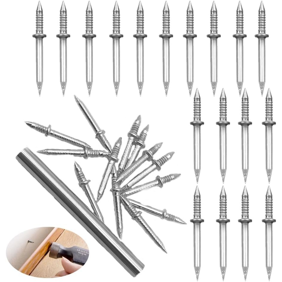Double Head Skirting Nails Carbon Steel Seamless Trim Fastener Wood ...