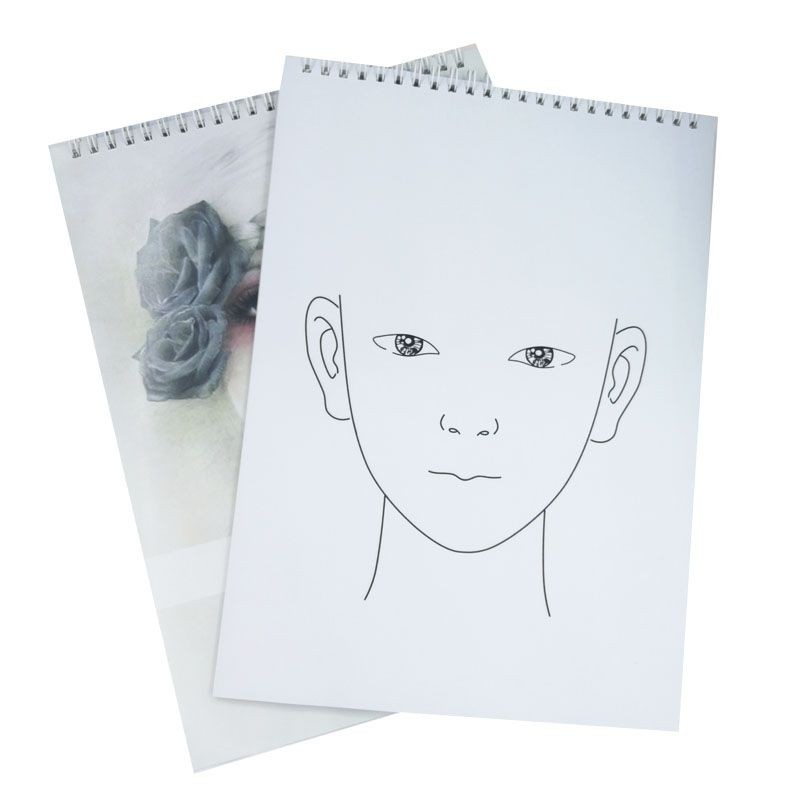 Makeup Beauty Drawing Exercise Book Hand-Painted Sketch Beauty Exercise ...