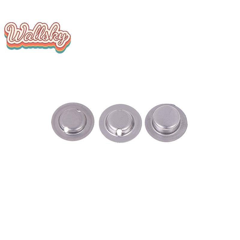 Wallsky> 100pcs/lot 18650 Battery Flat Head To Change The Tip Cap 18650 ...