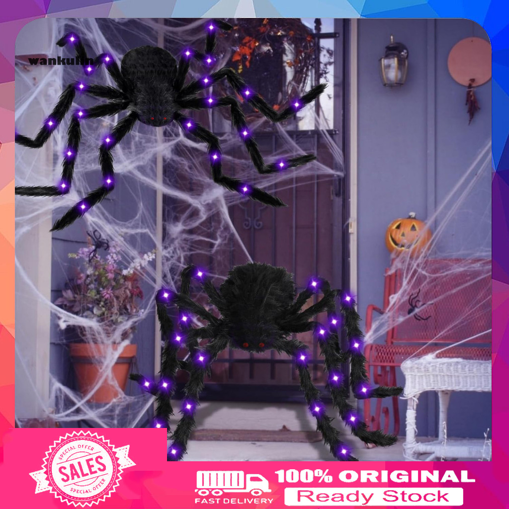Foldable and Easy to Store Giant Spider Realistic Furry Spider with ...
