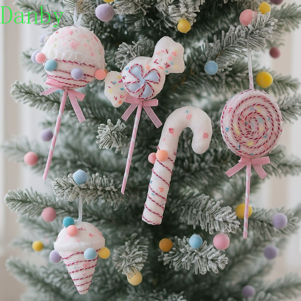 DANBY Christmas Candy Canes Pendant, Multicolor Foam Lollipop Hanging ...