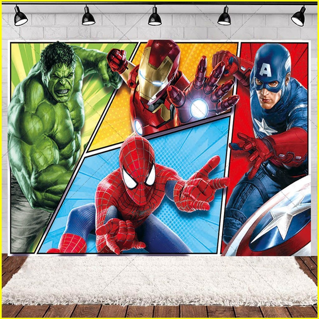 ST2 The Avengers Theme decoration Celebrate Party Photo Photography ...