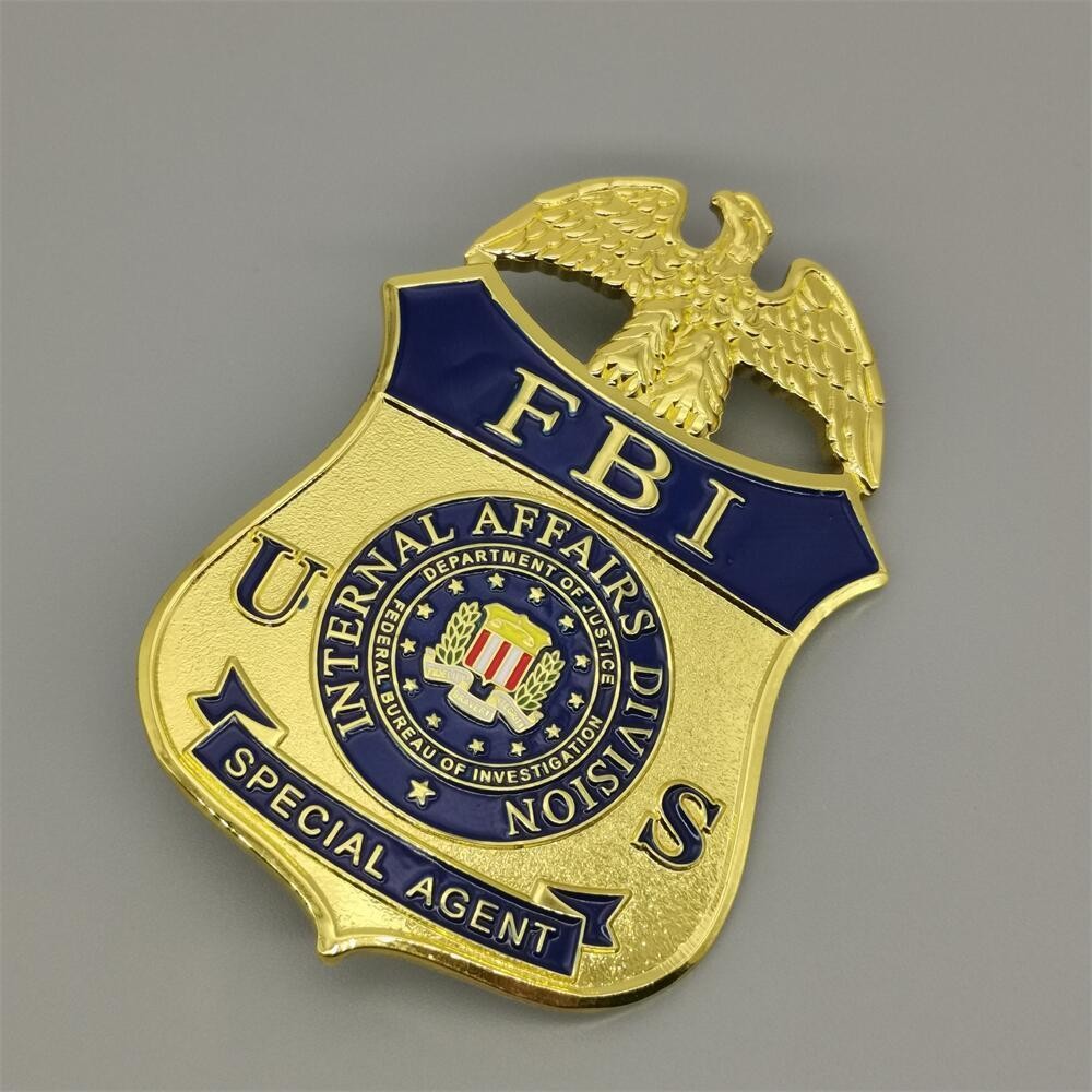 American Metal Badge Federal Interior FBI Agent Badge Commemorative ...