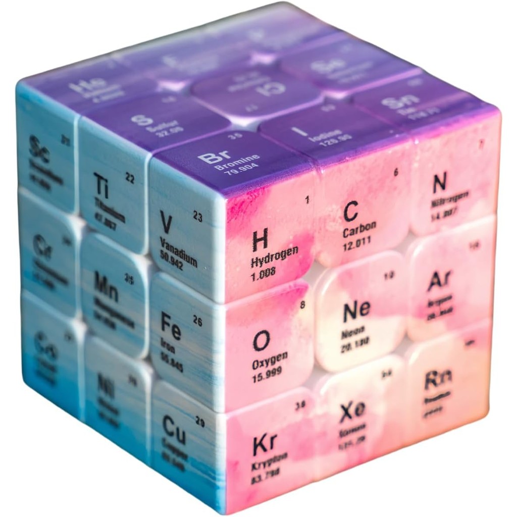 Speed Cube 3x3 ABS Material Periodic Table of Elements Cube Best 3D ...