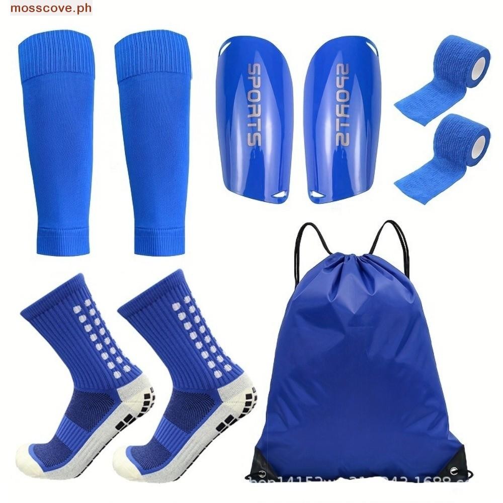 MOSSCOVE 5pcs/set Soccer Shin Guards, Lightweight Comfortable Football ...