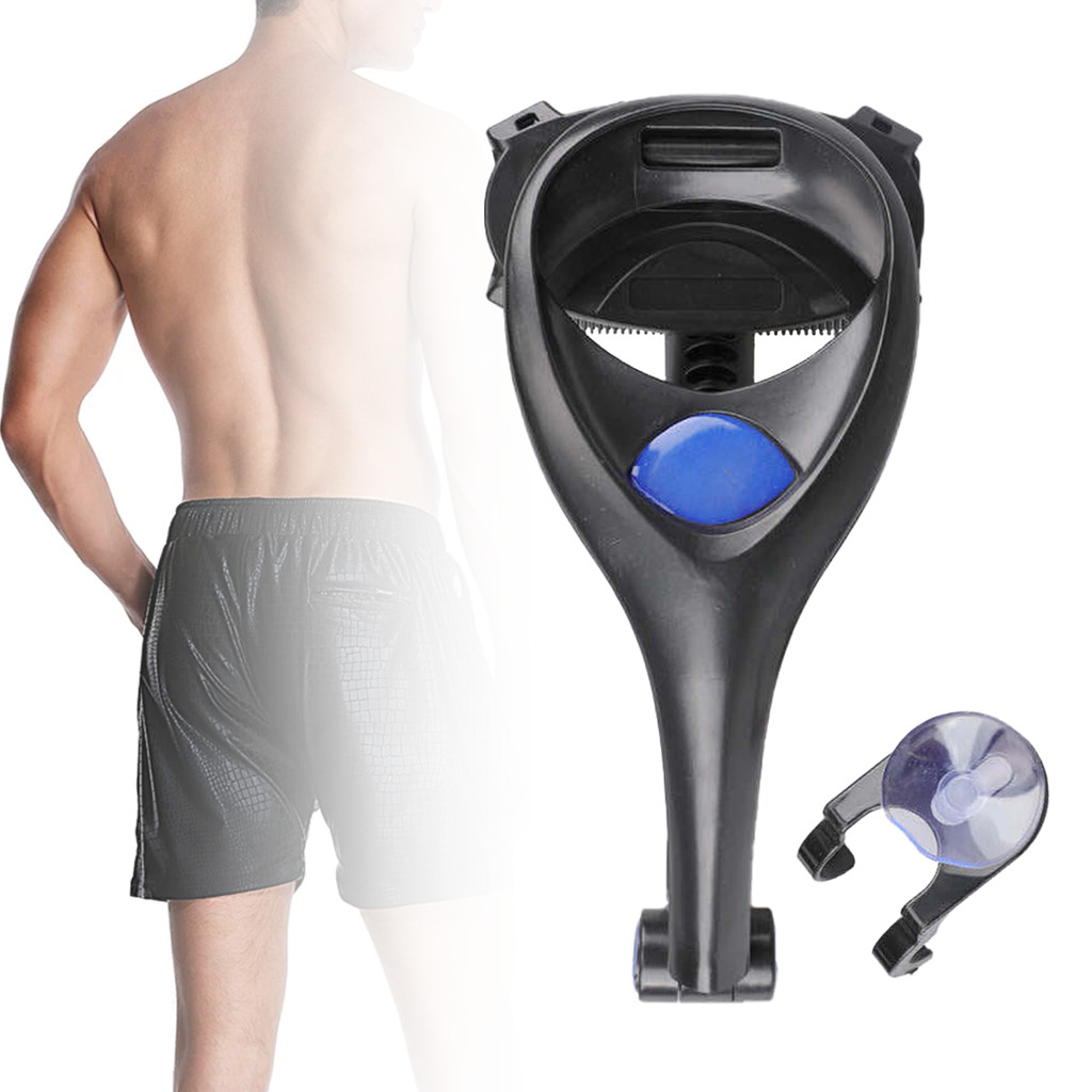 【Llittlesunla】Man Back Shaver Hair Body Shaver Safety Long Handle ...