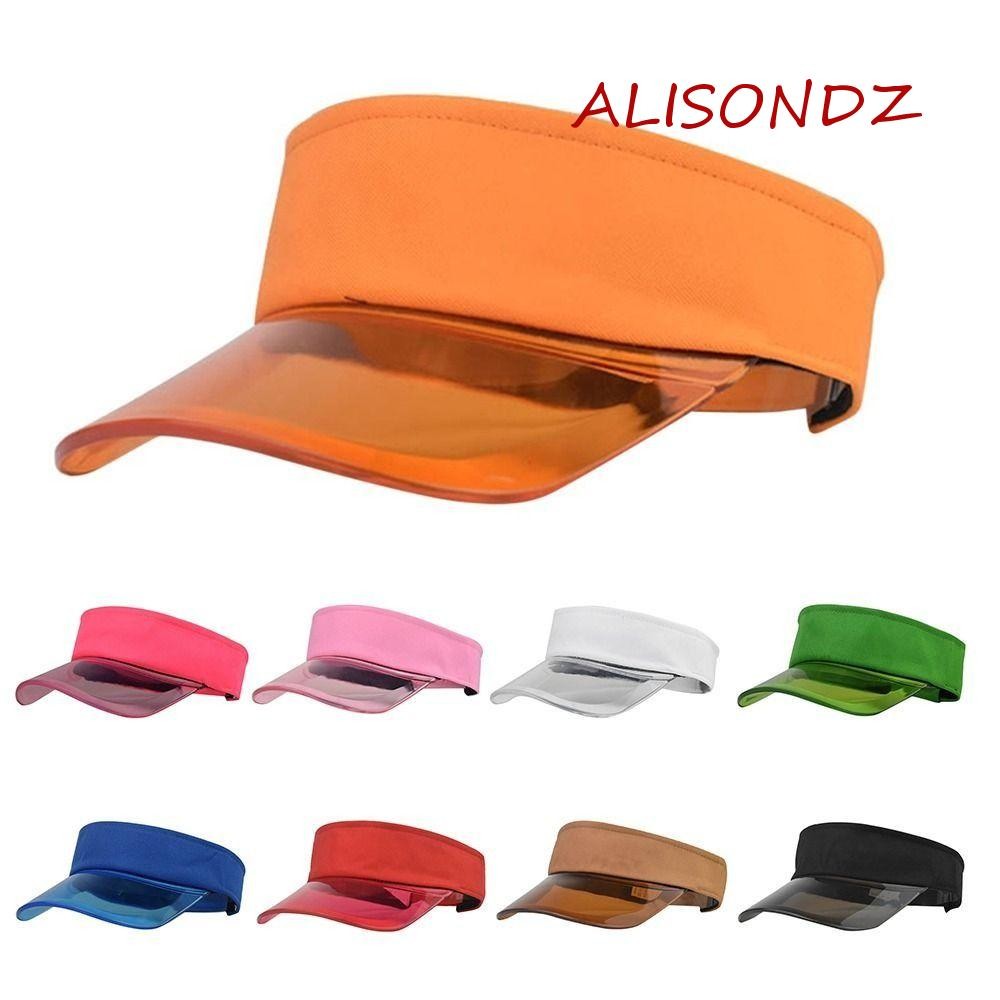 ALISONDZ Transparent Visor Caps, Adjustable Breathable Summer Sun Hats ...