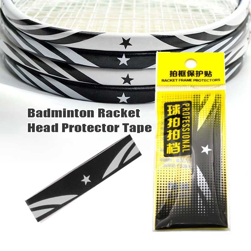 1 Pair Badminton Racket Head Protection Tape Racquet Gain Weight Tape ...