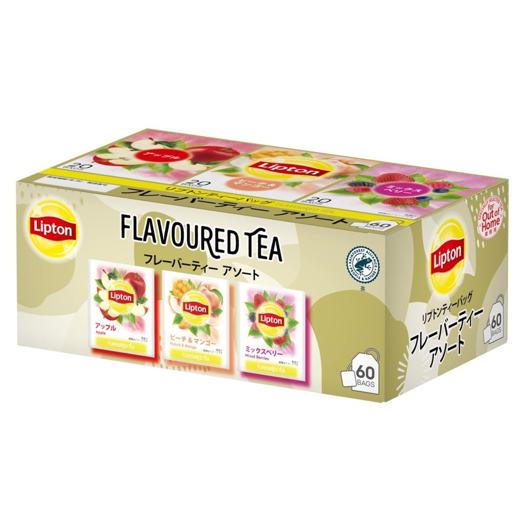 Lipton Black Tea Flavor Tea Assortment 3 Types (Apple, Peach & Mango ...