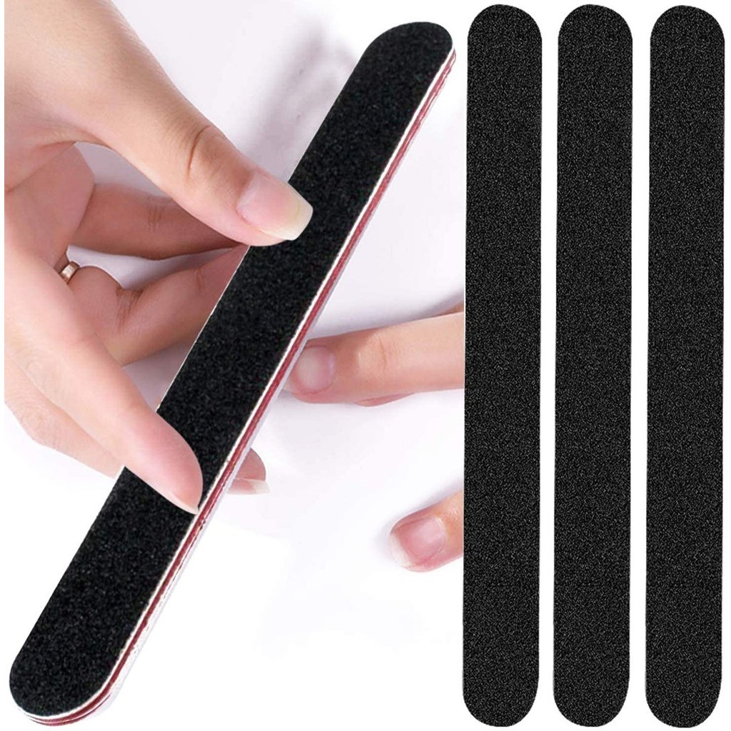 10Pcs Nail file ultra-thin color wood chips brushed and sanded strips ...