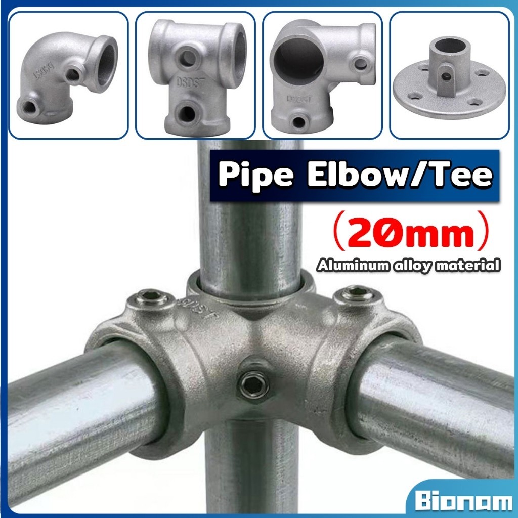 Pipe Fitting Connections Pipe Elbow/Tee for DIY Shelf Bracket/Plumbing ...