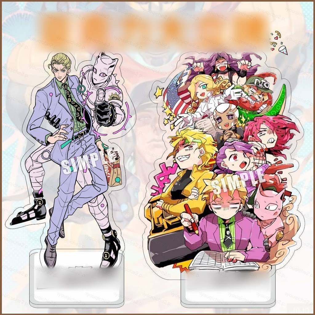 sy JoJos Bizarre Adventure Acrylic Standing Sign Anime Manga ...