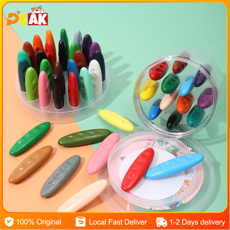 36 Colour Children's Coloring Set Crayons Washable Erasable Resistant ...