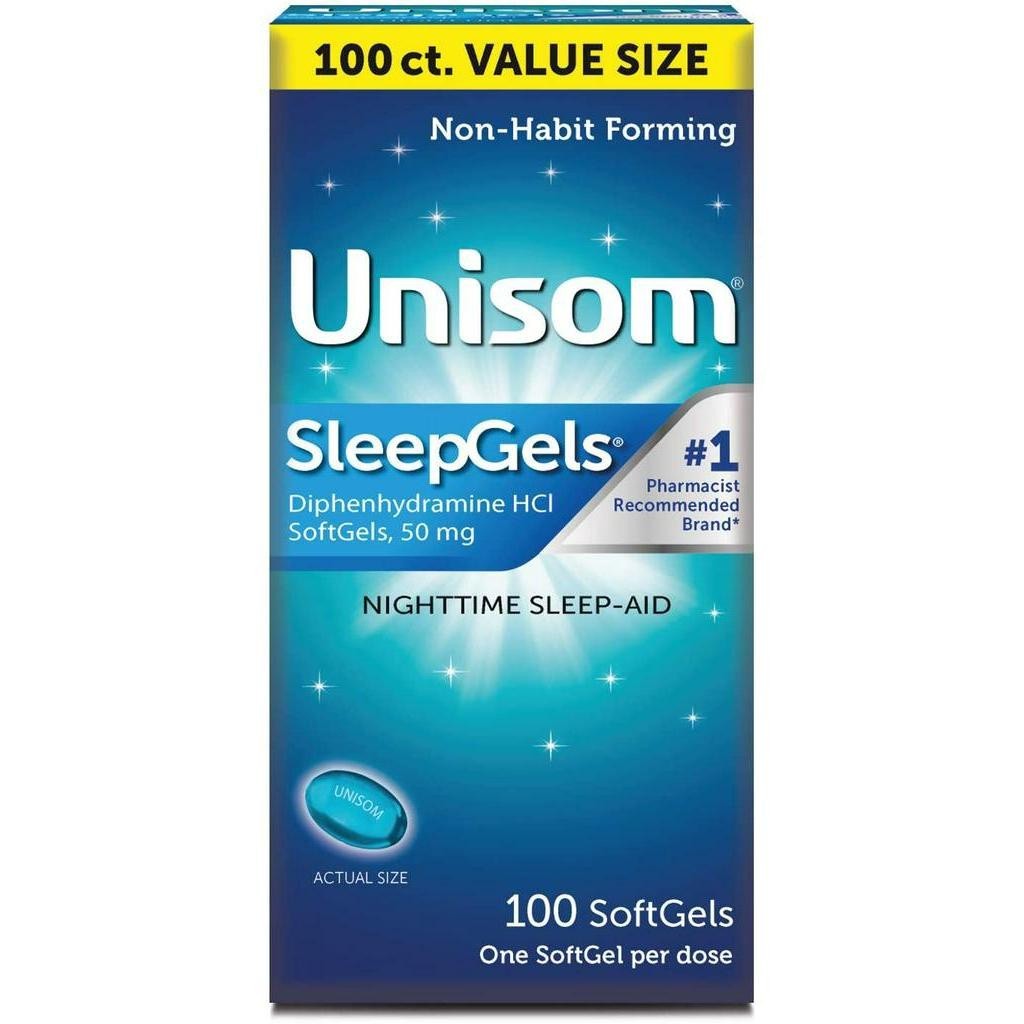 Unisom SleepGels, Nighttime Sleep-Aid, 100 SoftGels | Shopee Philippines