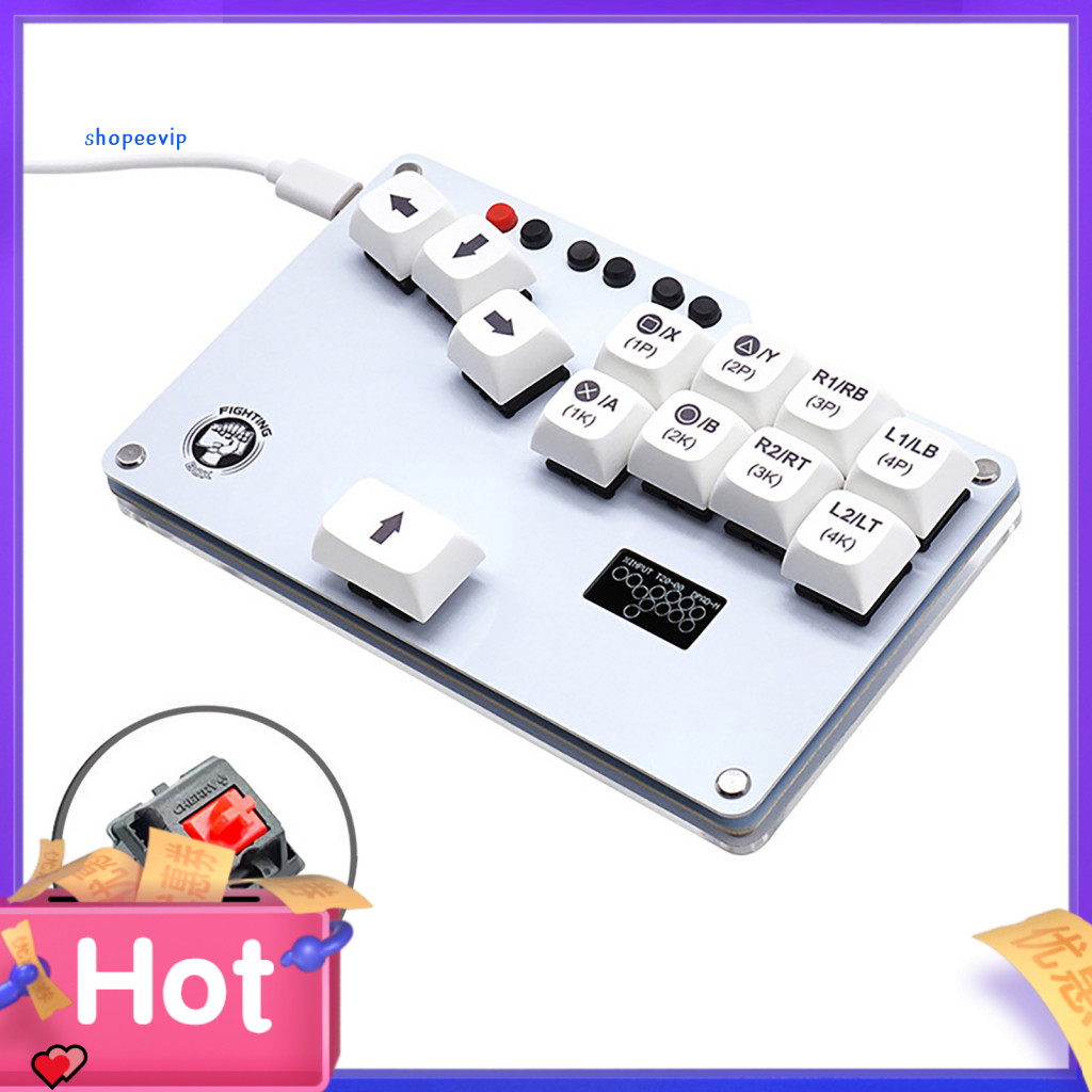 SPVPZ Pico Gp2040 Board Game Keyboard Mini Hitbox Gp2040 Fightstick ...