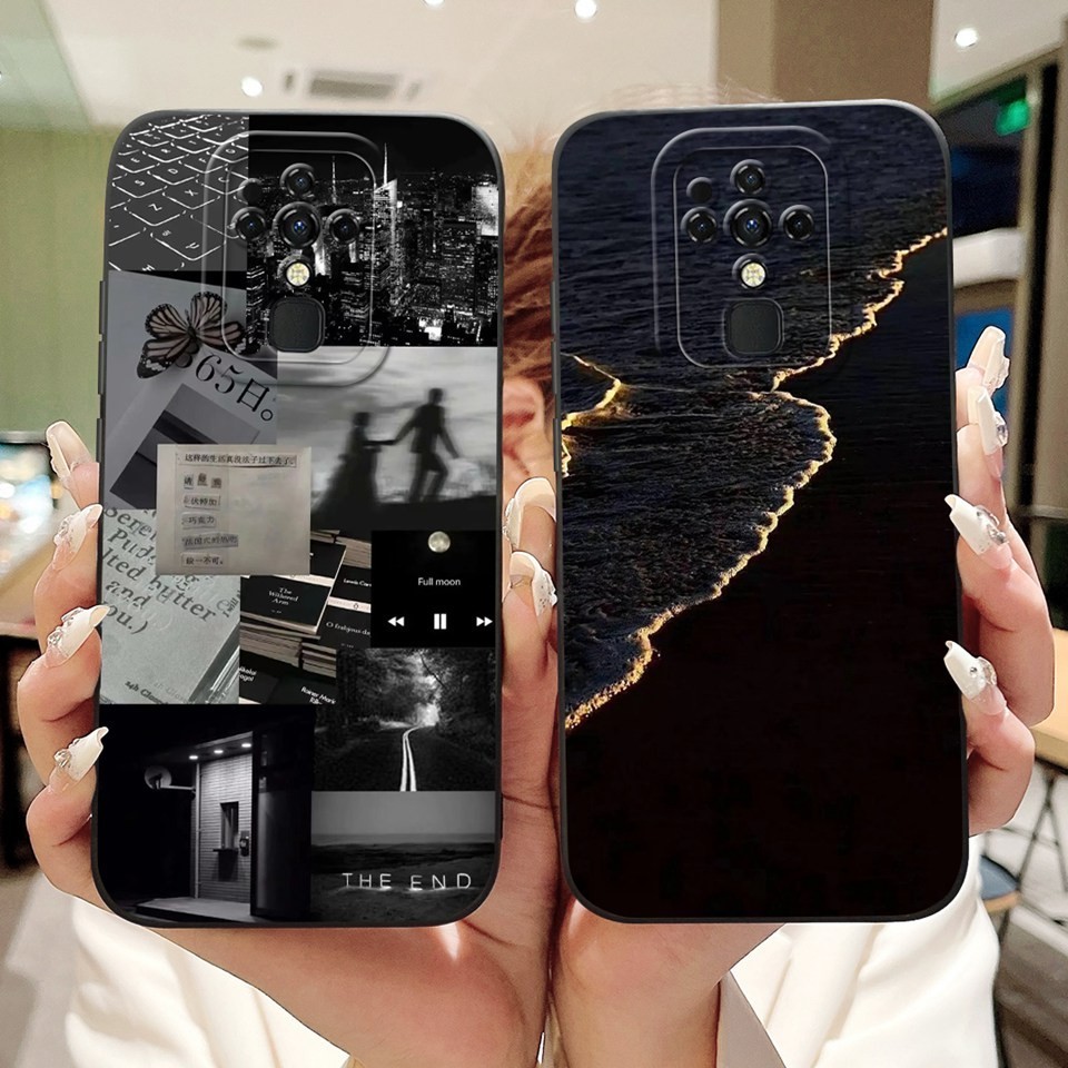 For Tecno Camon 16 CE7 CE7j / Camon 16 Pro Case Silicone Matte Fashion ...