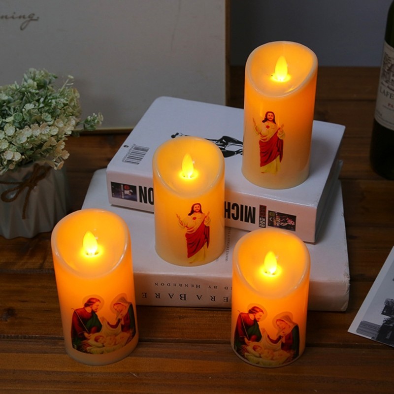 Jesus Christ Candle Light Christian Holy Religious Light Room Church ...