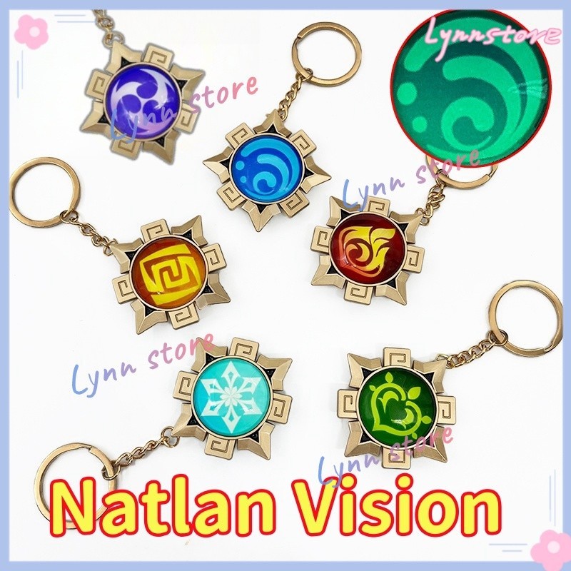GENSHIN IMPACT NATLAN 7 Element New Fire Country NATLAN VISION Double ...