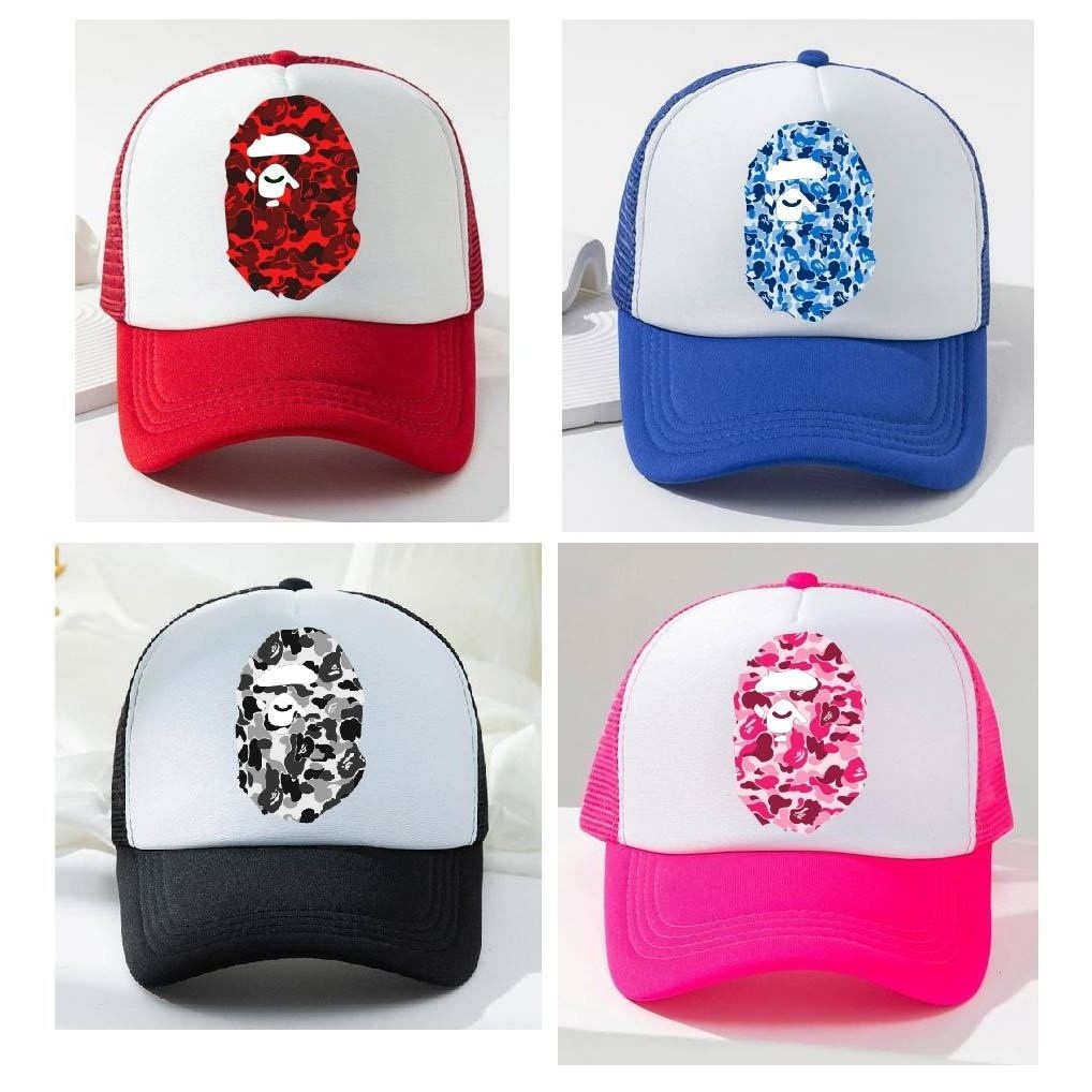BAPE 3.0 Net Caps Fashion Outdoor Sun Dry Tongue Hat Cap | Shopee ...