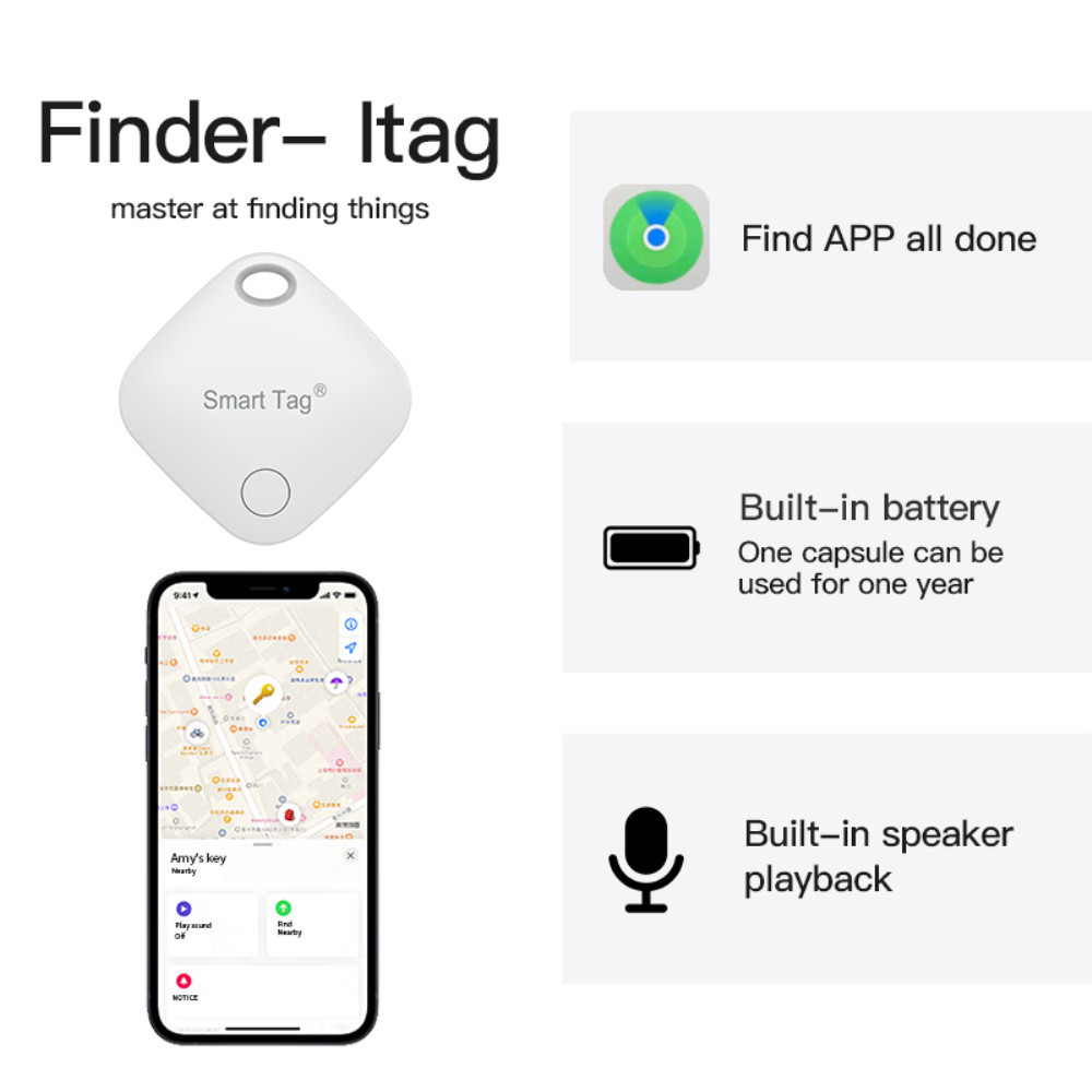 Smart Air Tag GPS Positioning Tag Tracker GPS Positioning Tag Tracker ...