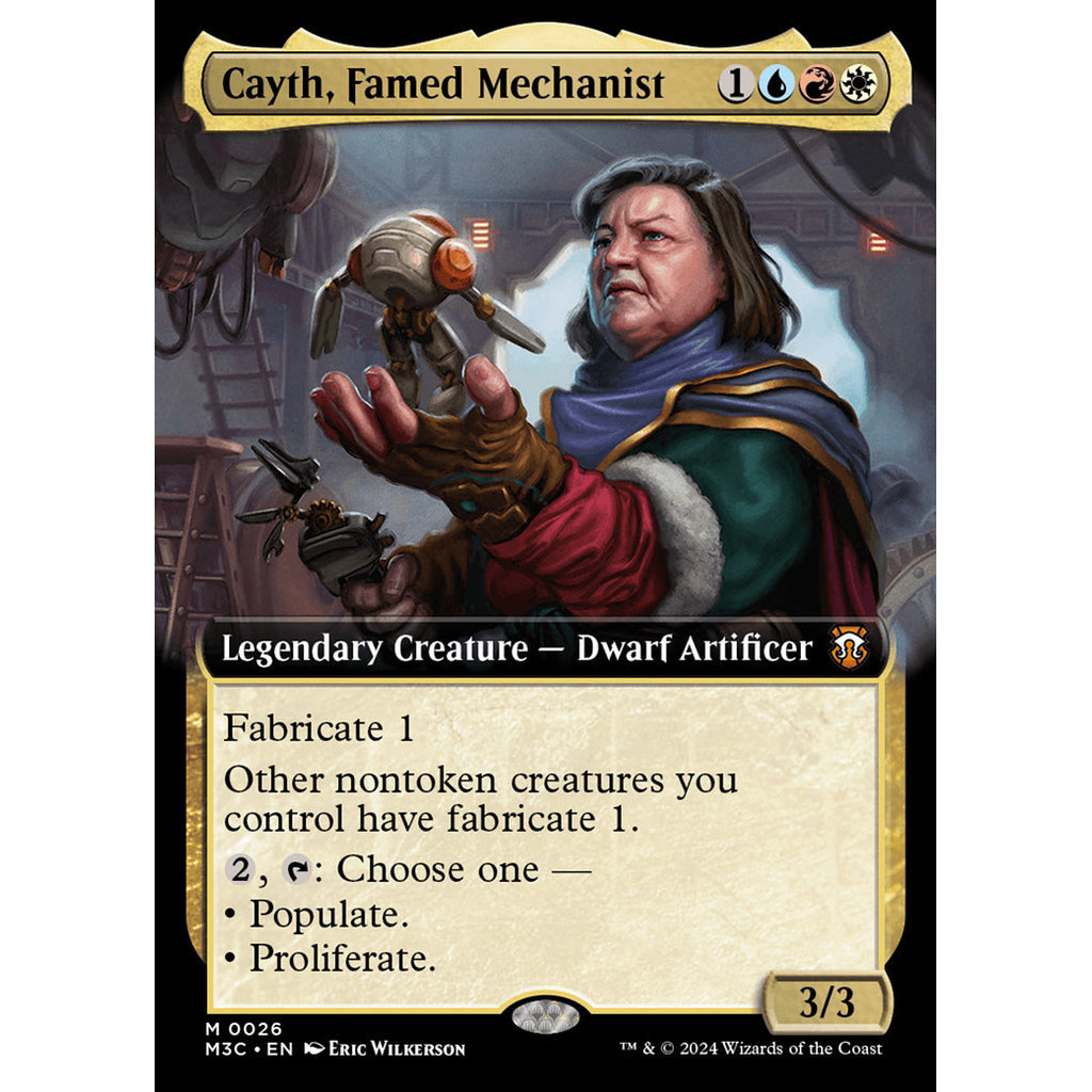 Cayth, Famed Mechanist (Extended Art) [Modern Horizons 3 Commander ...