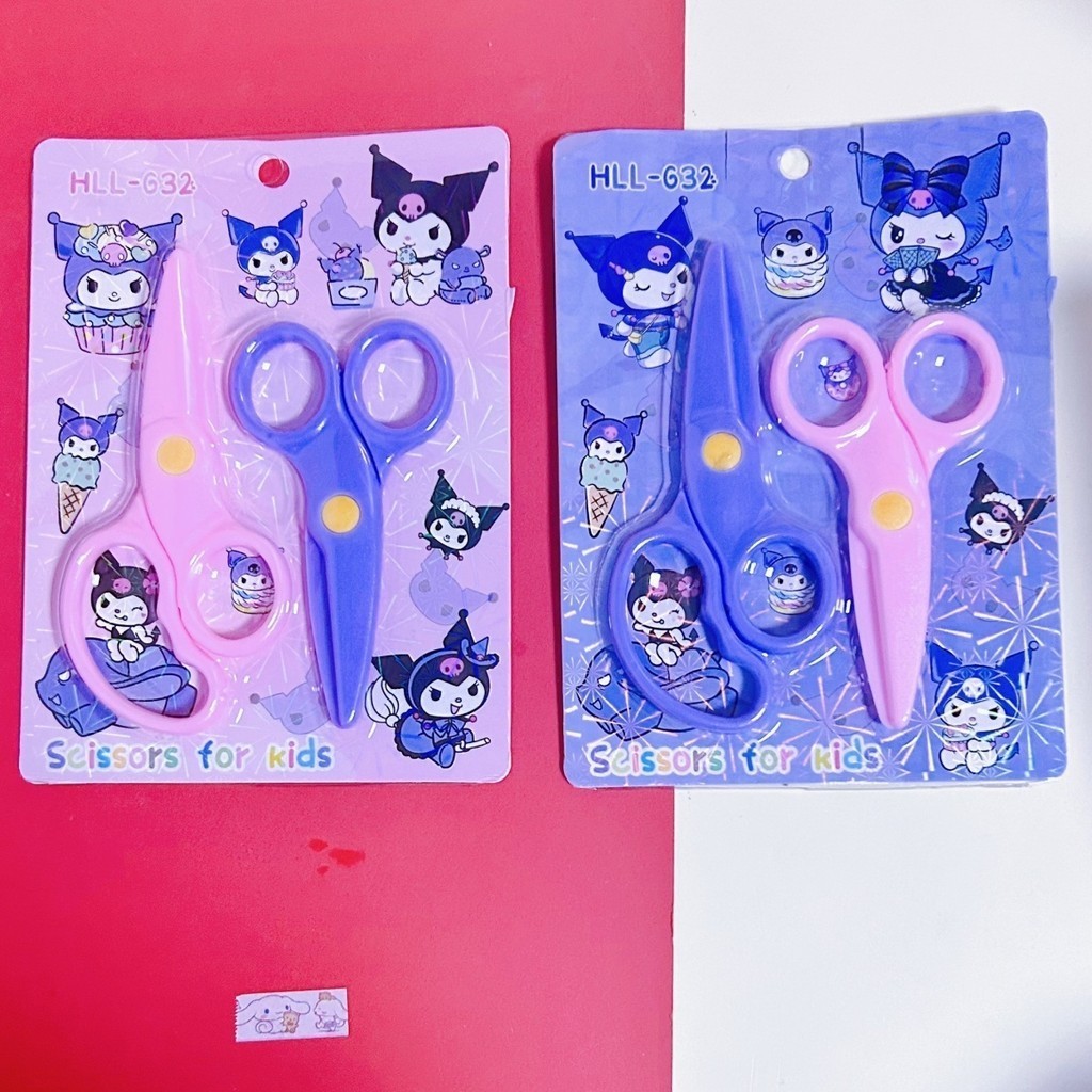 [Ready Stock] DIY Handbook Small Scissors Kuromi Child Safety Hand-Cut ...