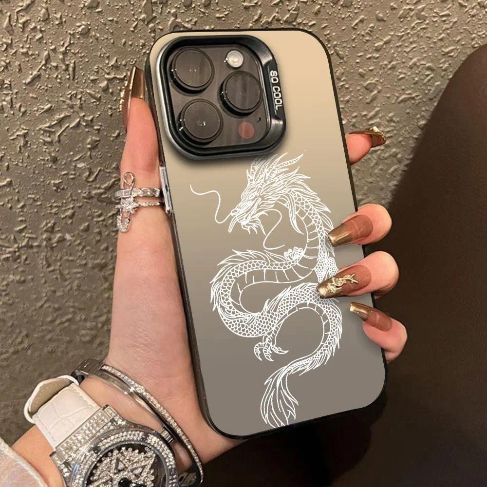 For Tecno Camon 30 4G / Camon30 5G Luxury Dragon Totem Silver IMD Phone ...