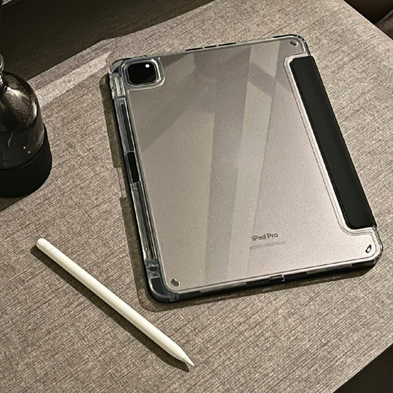 Acrylic With Pencil Holder Case for iPad Air6 2024 11 13 Pro 11 13 inch ...
