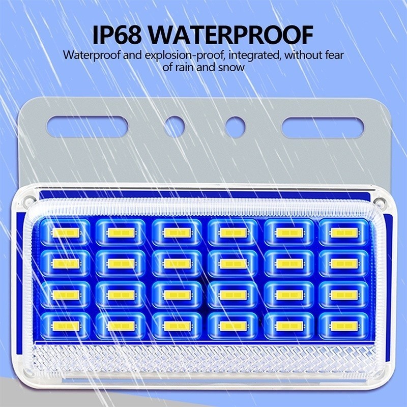 24V LED Module Truck Side Marker Indicator Light COB 6LED Super Bright ...