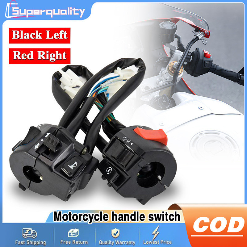 Universal Motorcycle Handlebar Switch Controller Headlight Power ...