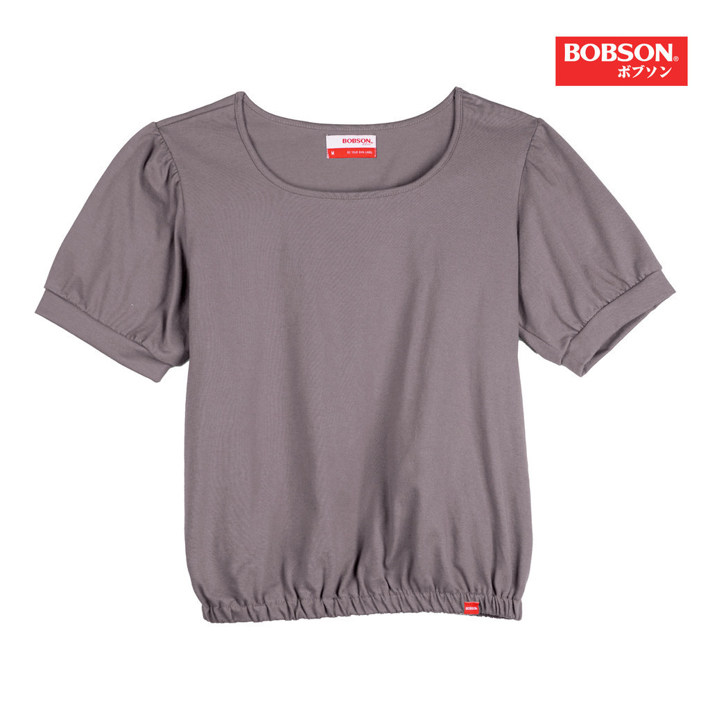 Bobson Japanese Ladies Basic Tees Boxy Fit 155413-U (Gray) | Shopee Philippines