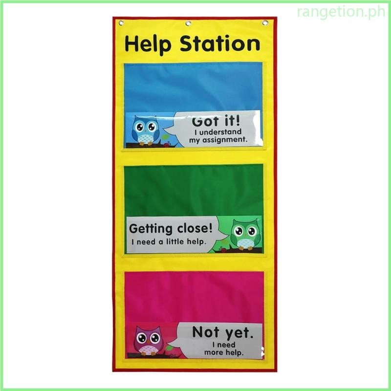 RAN Wall Hanging File Organizer Storage Pocket Chart Classroom Storage ...