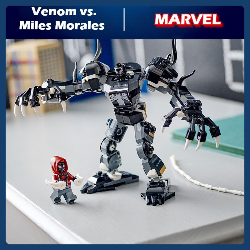 76276 Marvel Series building block toys Venom vs. Miles Morales ...