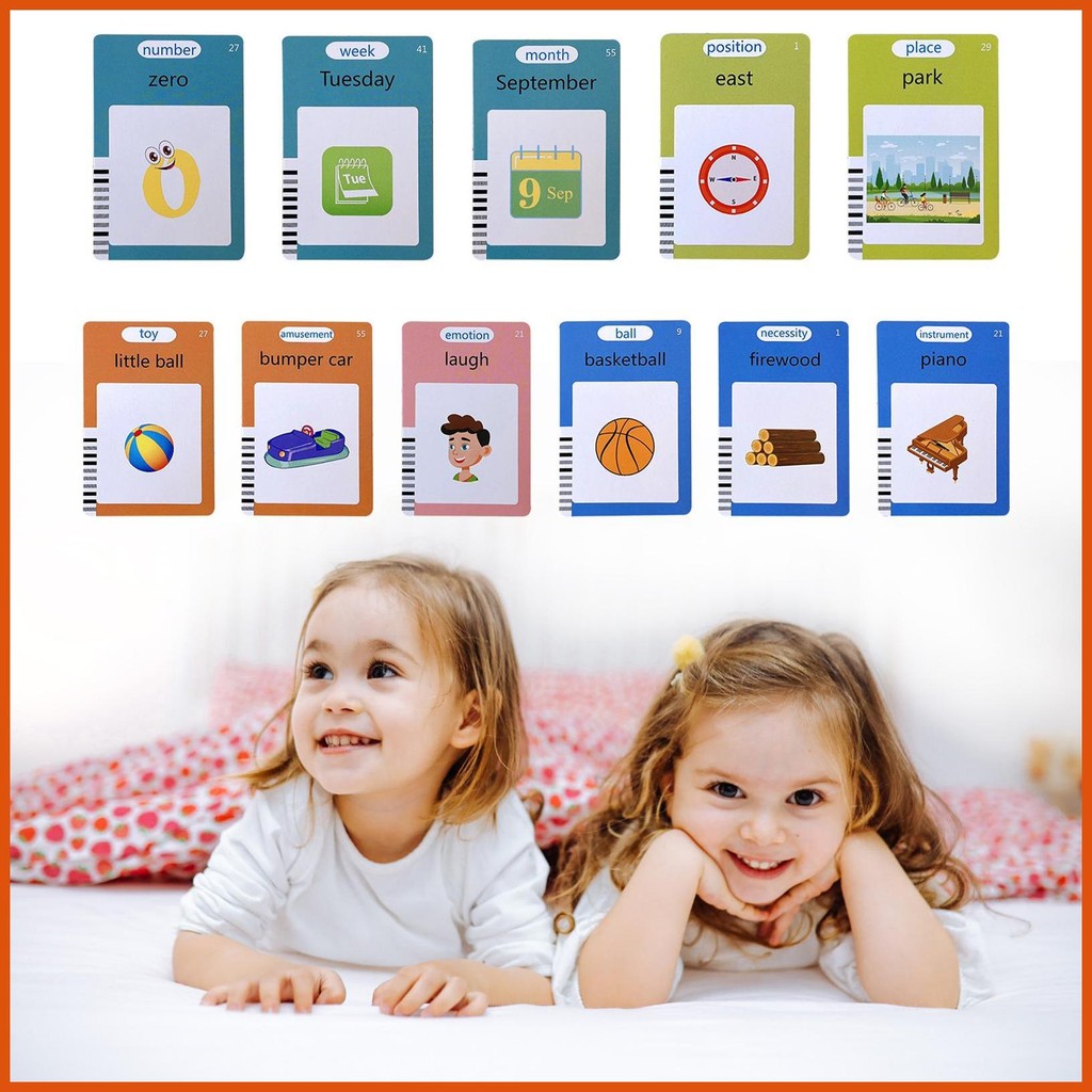 Talking Flash Cards For Toddler Reading Machine Preschool Flash Cards ...