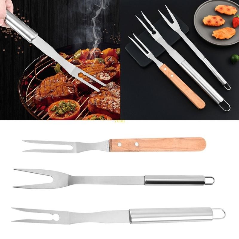 youn 13 Inch Carving Fork Fork Cooking Fork Heavy Duty Stainless Steel ...