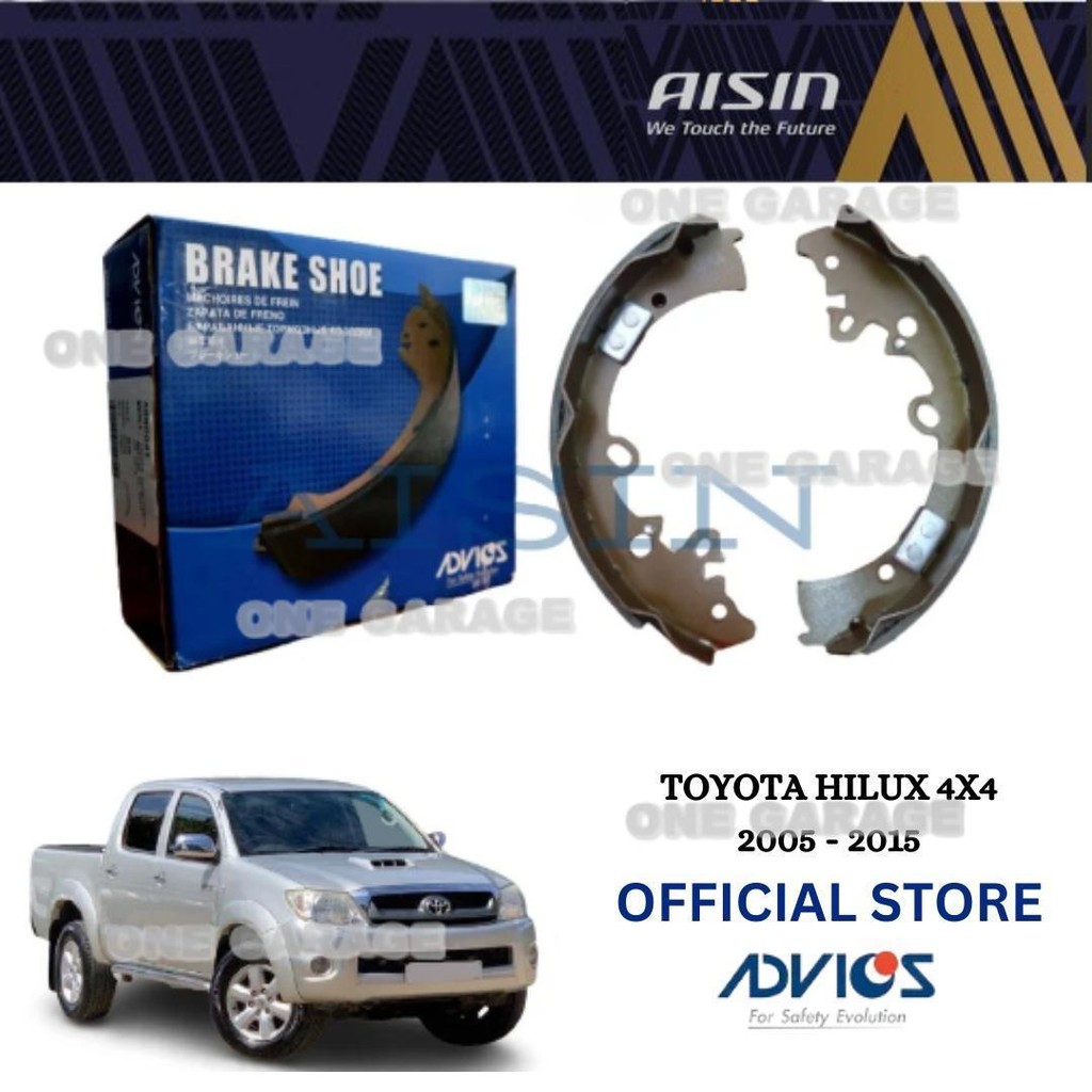 Brake Shoe For TOYOTA HILUX 4X4 / TOYOTA FORTUNER (2005-2015) | Shopee ...