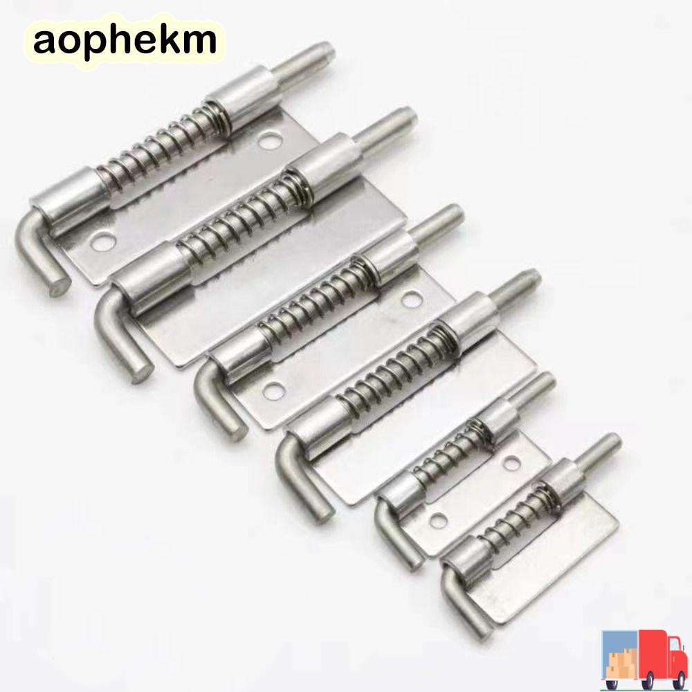 AOPHEKM Door Latch, Stainless Steel Anti-theft Spring Loaded Door Lock ...